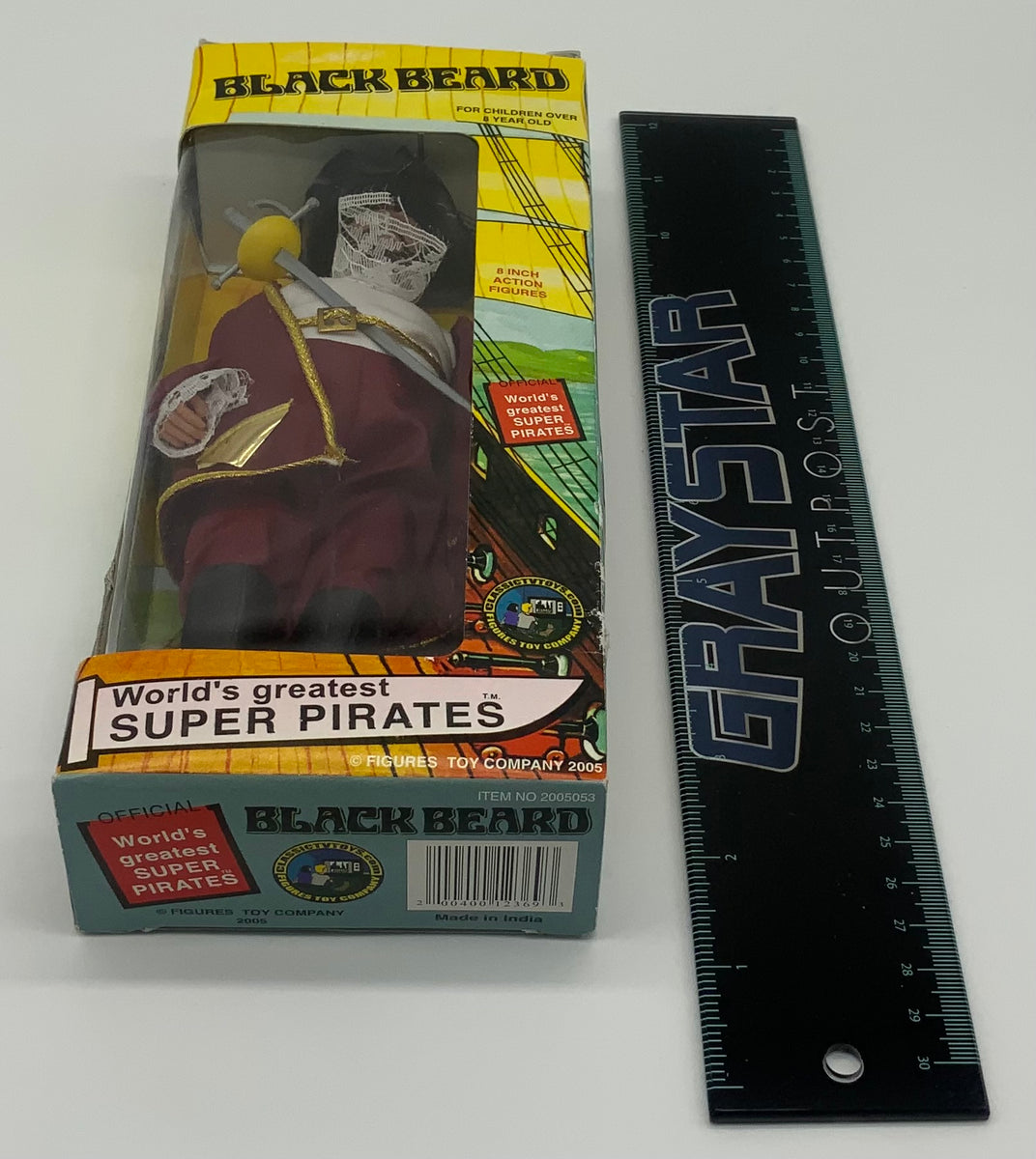Mego Super Pirates - 2005 Figure Toys BLACKBEARD - Complete – Graystar ...